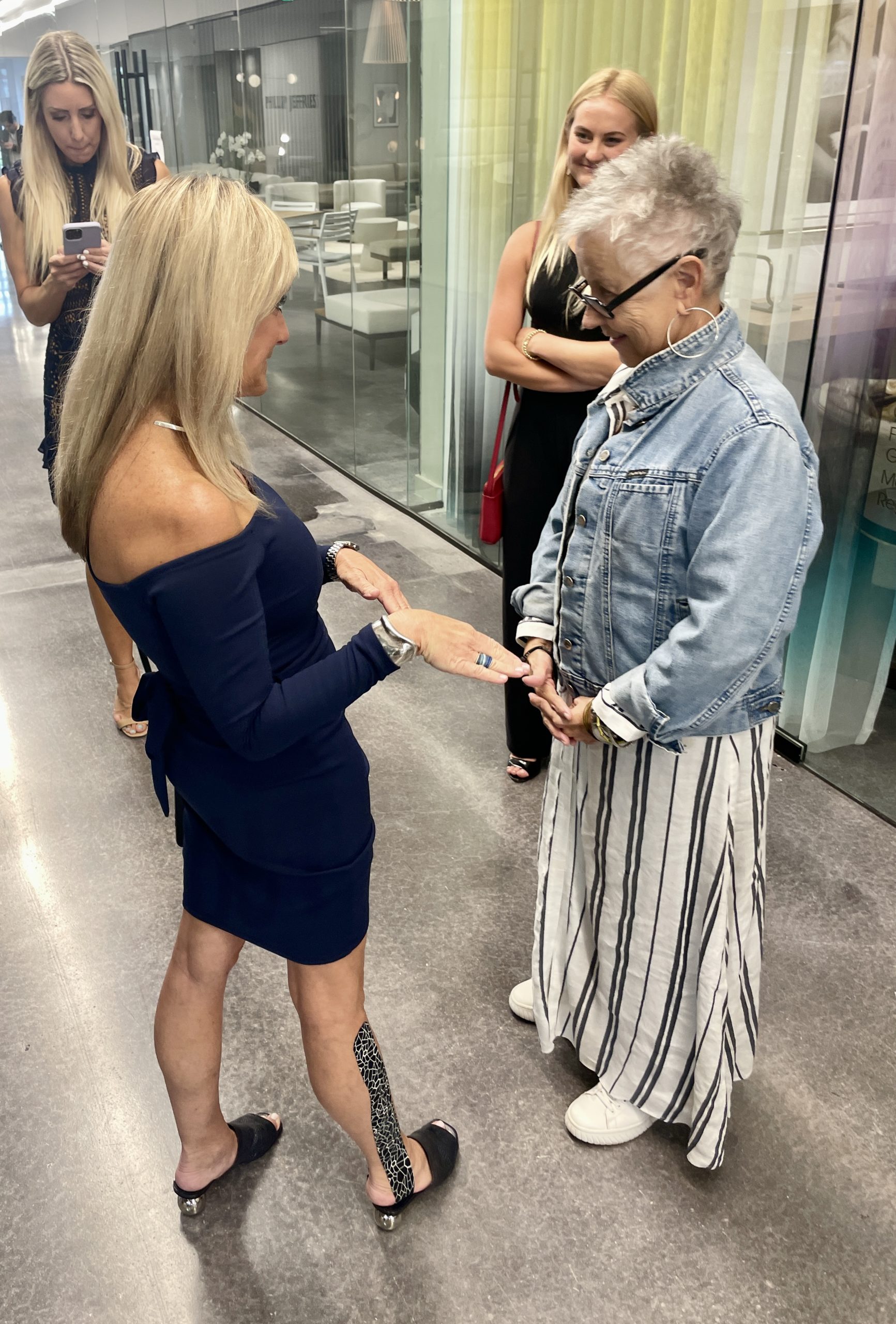 Allison Paladino at the Inside Out Showroom with Florida Design ...